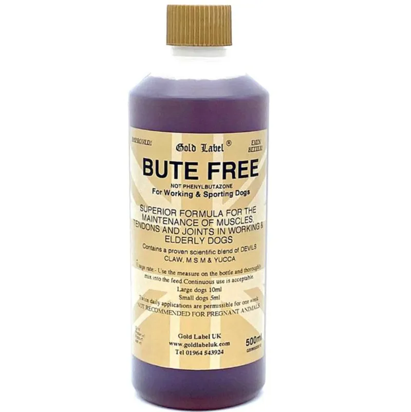 Gold Label Canine Bute Free - 500 ml